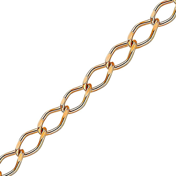 585GOLD Цепочка Золото красное 375 пробы, плетение Ромб - купить с ...