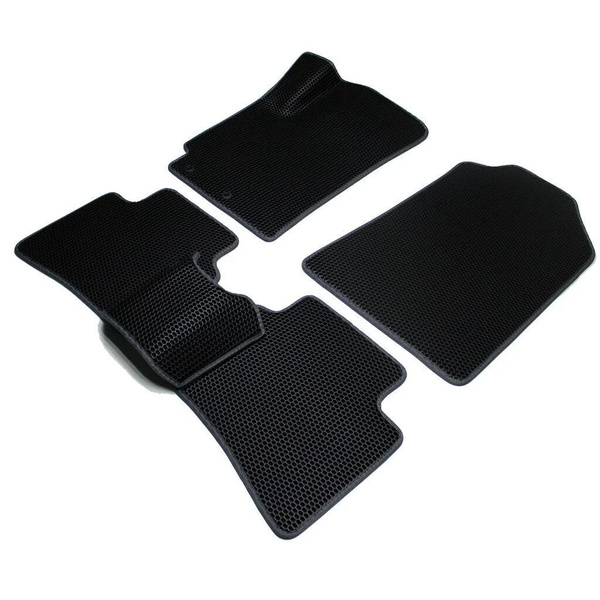 Коврики в салон автомобиля EvaTeka CHANAL/S, цвет красный, черный - купить по выгодной цене в ...