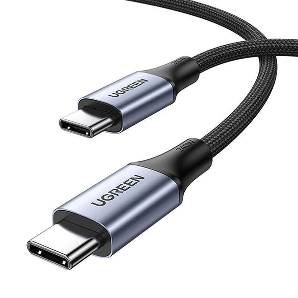 Кабель Ugreen Кабель US535 (15311) USB-C to USB-C 240W PD Fast Charging Cable (1 метр) купить c ...