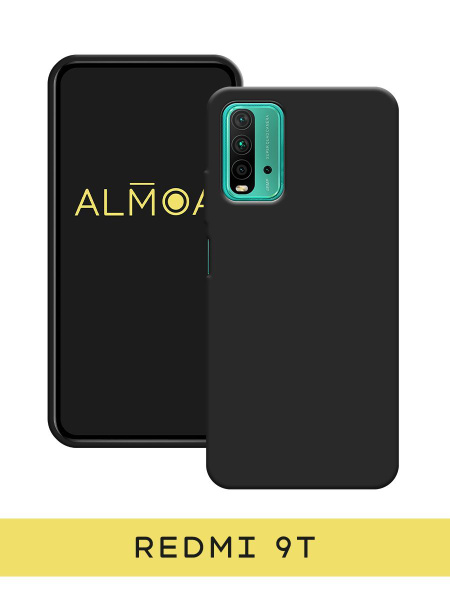 Матовый силиконовый чехол на Xiaomi Redmi 9T / Редми 9Т с защитой ...