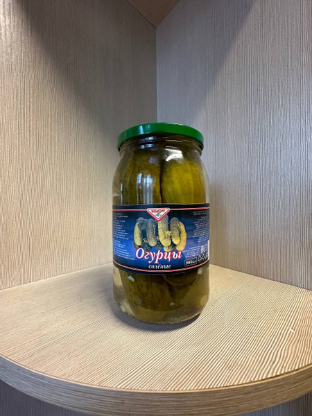 Огурцы соленые по-домашнему "Делькофф" 900мл - купить с доставкой по ...