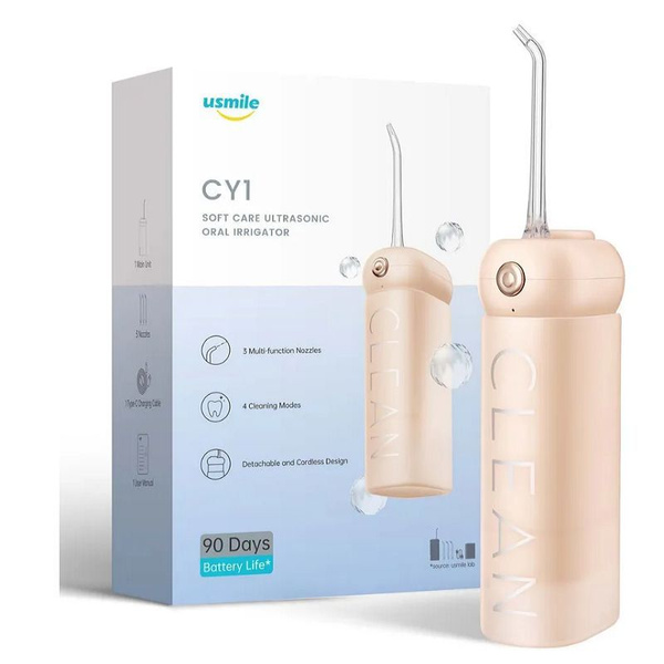 Ирригатор Usmile CY1 pink купить c доставкой на OZON по низкой цене ...