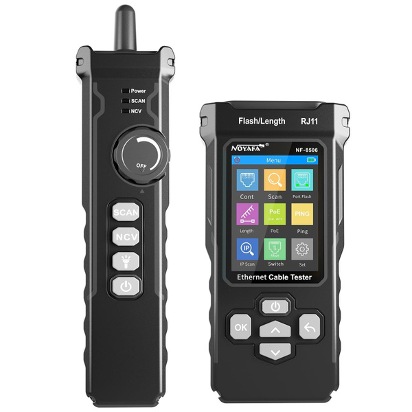 Новейший многофункциональный кабельный тестер NOYAFA NF-8506,IP-сканер ...