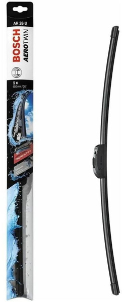 Щетка стеклоочистителя Bosch Aerotwin (AR26U) 650 мм. Крючок 9x3/9x4 ...