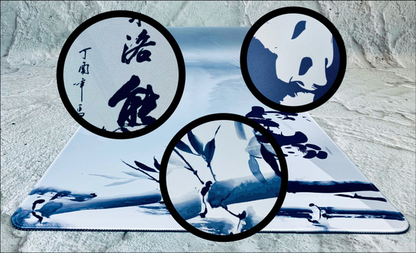 Varmilo Игровой коврик для мыши Panda__004, XXL, бежевый, белый ...