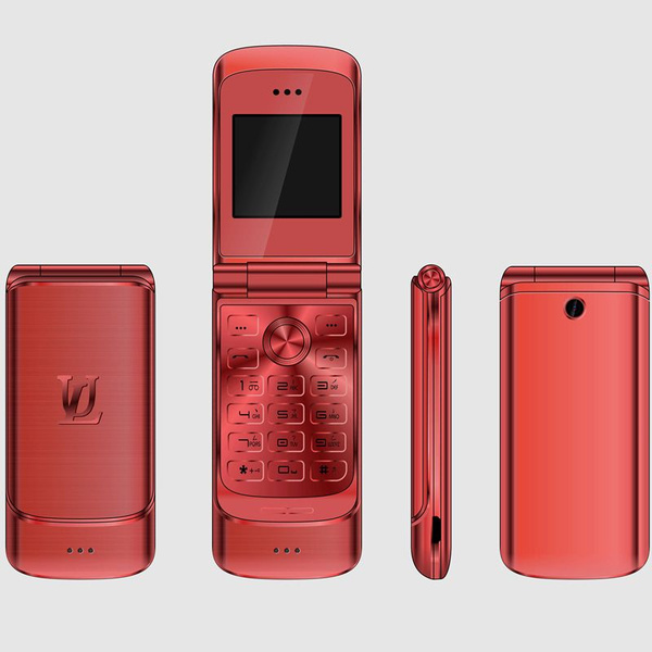 Мобильный телефон Русская мода Ulcool V9, металлический флип, двойная ...