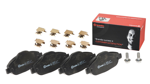 Колодки тормозные, передние BREMBO P 61 101 (соответствует TRW GDB1761 ...