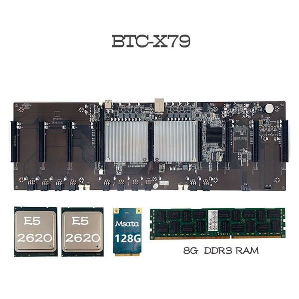 BTC X79 Kit Материнская плата Девять плат с процессором Память Жесткий ...