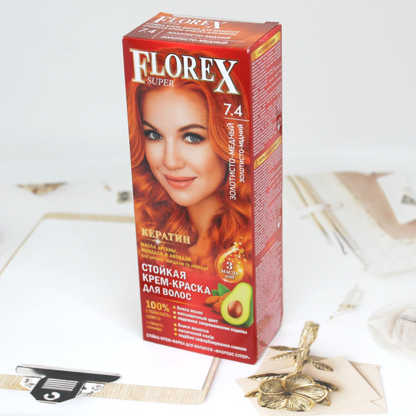 Florex Краска для волос, 220 мл - купить с доставкой по выгодным ценам ...