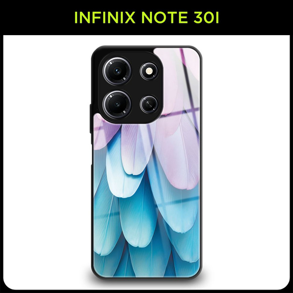 Стеклянный чехол на Infinix Note 30i / Инфиникс Нот 30i с принтом ...