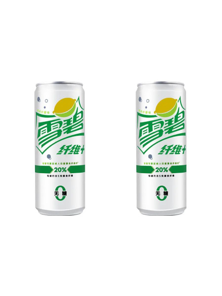 Газированный напиток Sprite Fiber со вкусом Лимона и Лайма, 330мл х 2шт ...