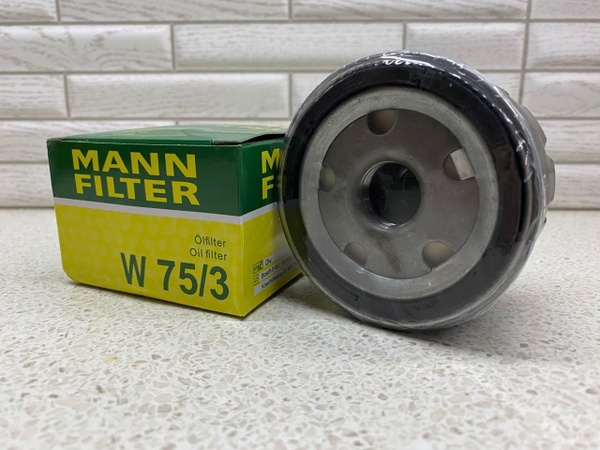 Фильтр масляный MANN FILTER MANN-FILTER W 75/3 - купить по выгодным ...