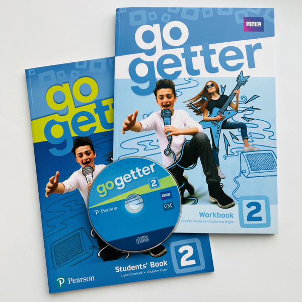 GoGetter 2. ПОЛНЫЙ КОМПЛЕКТ: Student's Book (учебник) +Workbook (рабочая тетрадь)+CD диск ...
