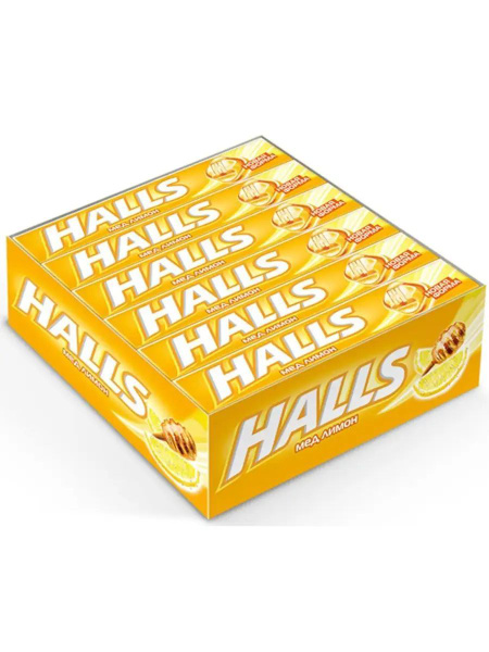 Леденцы Halls Мед Лимон12 шт по 25 грамм. - купить с доставкой по ...