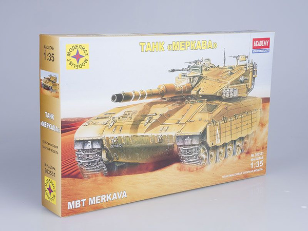 Сборная модель танка Моделист Танк Меркава, масштаб 1/35 - купить с ...