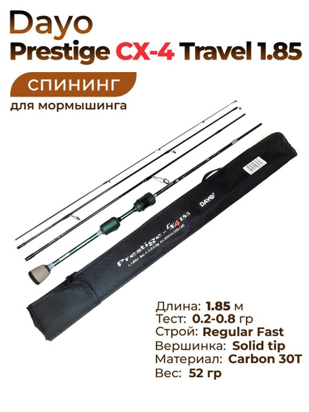 Спиннинг Dayo Prestige Travel 0.2-0.8 гр. 1.85 см, от 0.2 гр купить по ...