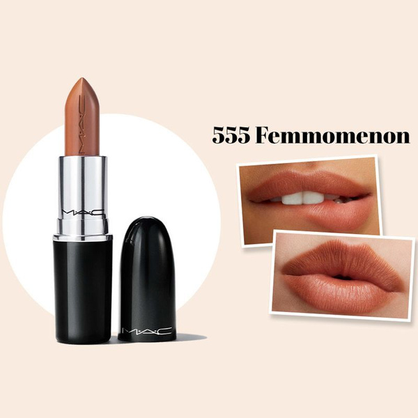 M.A.C. ПОМАДА ДЛЯ ГУБ LUSTREGLASS SHEER-SHINE 3g S555# FEMMOMENON - купить с доставкой по ...