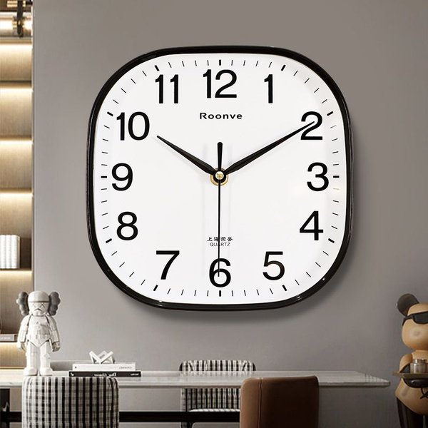 часы настенные модные бесшумные квадратные часы настенные украшение