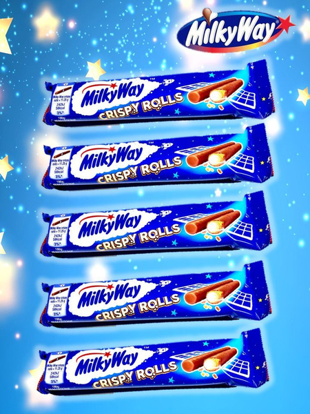 Milky Way Crispy Rolls / Милки вей Криспи Роллс 22,5 гр*5 шт купить на ...