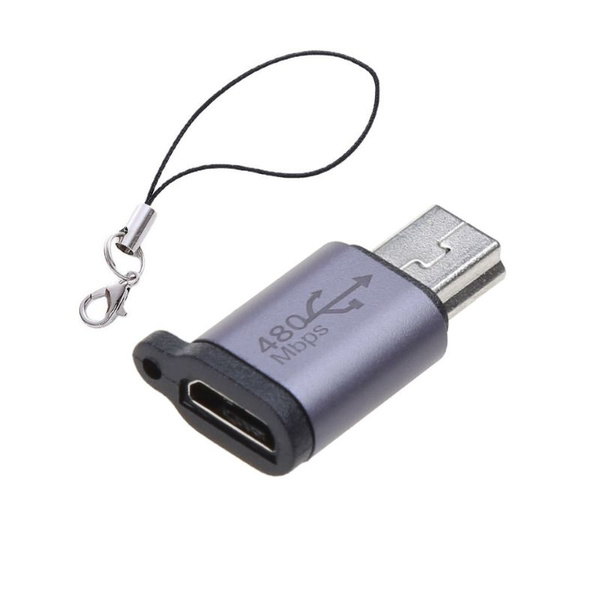 Мини адаптер Usb C на Micro Usb Typec конвертер мама в папа для