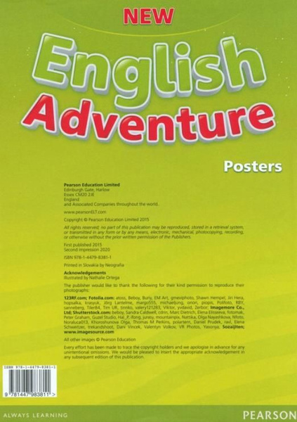 New English Adventure. Level 1. Posters - купить с доставкой по ...