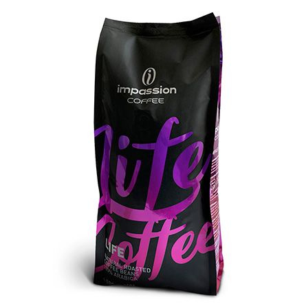 Кофе Impassion Life/ Импэшн Лайф, зерно, вакуумная упаковка, 1 кг ...