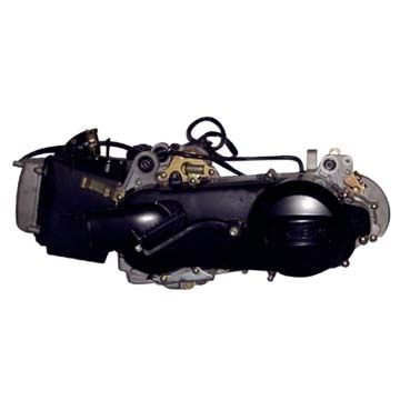 Двигатель скутер 4х такт. 150 см3 157QMJ(GY6-150) (совместим с колесом 12"/13") - купить с ...