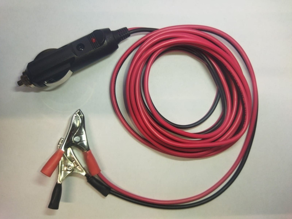 Штекер автоприкуривателя-переходник на зажимы № 315 3 метра купить по ...