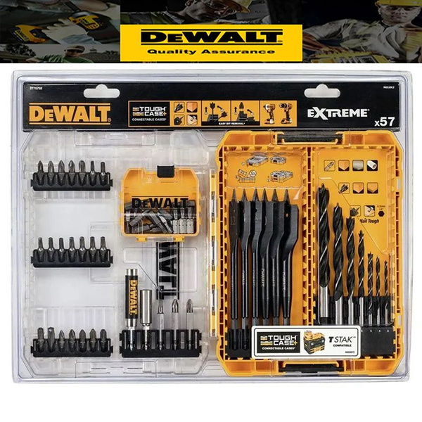 Набор бит и сверл DEWALT DT70758 ударных 57шт - купить по выгодной цене ...