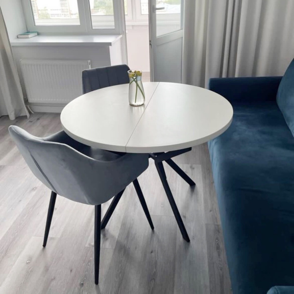 Характеристики GINA VALIEVA Стол обеденный круглый складной Раздвижной ...