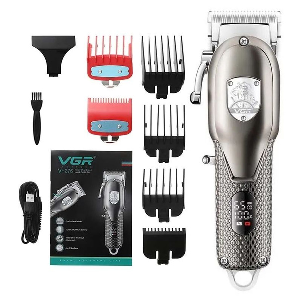 Машинка для стрижки VGR V-276, черный - купить по выгодным ценам в интернет-магазине OZON ...