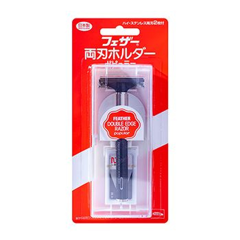Станок бритвенный Feather Hi-Stainless Popular мужской типа ретро с ...