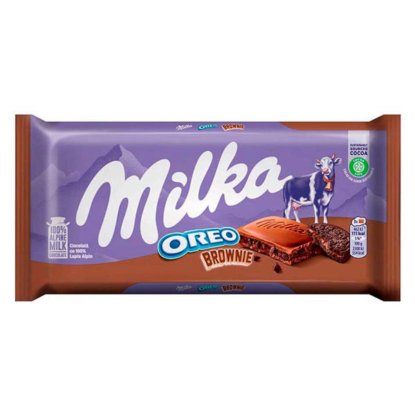 Шоколад Milka & OREO Brownie (Германия), 100 г - купить с доставкой по ...