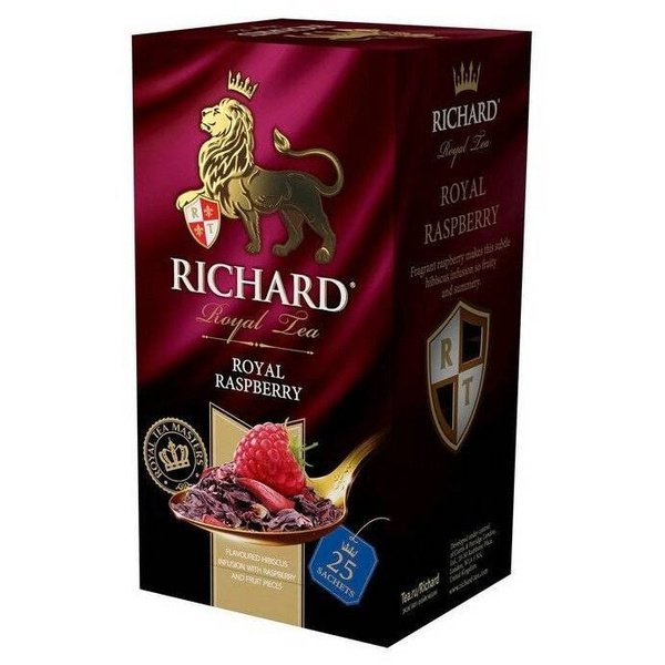 Напиток чайный Richard Royal Raspberry, 25x1.5г - купить с доставкой по ...