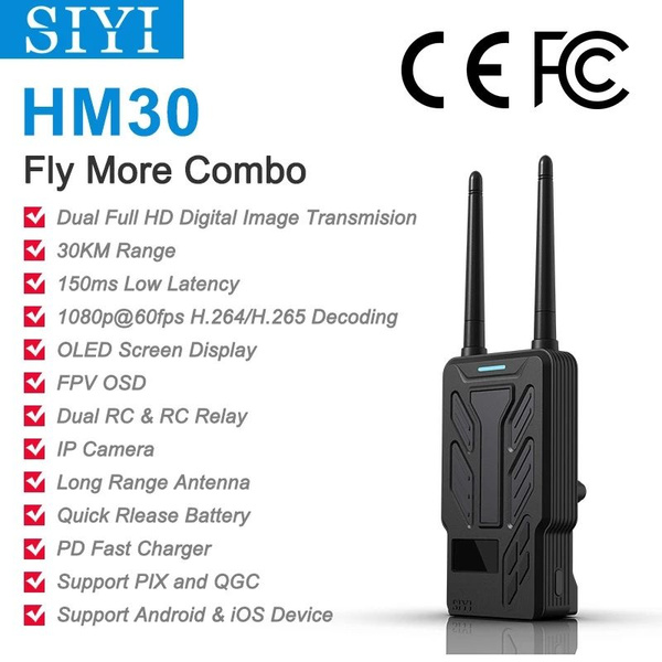 SIYI HM30 Long Range Full HD цифровая система передачи изображения FPV ...