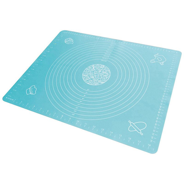 Mallony Коврик для раскатки теста и выпечки BLS-19*15 с разметкой, размеры: 48*38 см (силикон ...