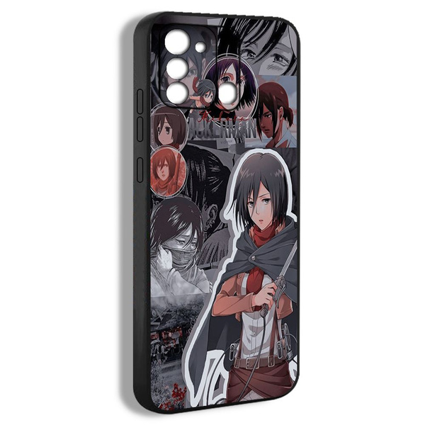 чехол для смартфона Подходит для Tecno Spark 8c аниме Атака титанов Микаса Аккерман Efr49