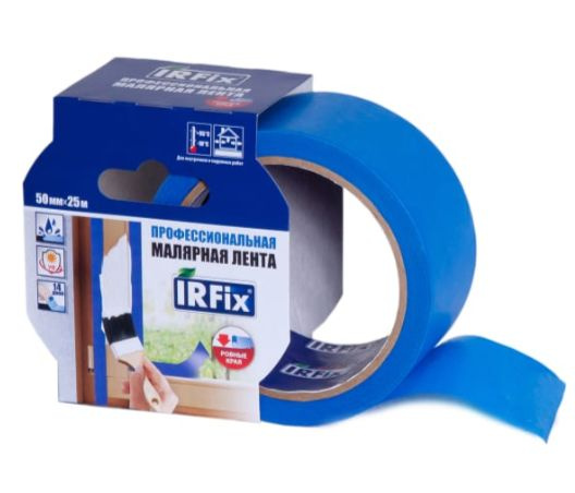 Профессинольная малярная лента для деликатных работ синяя IRFix Extra ...