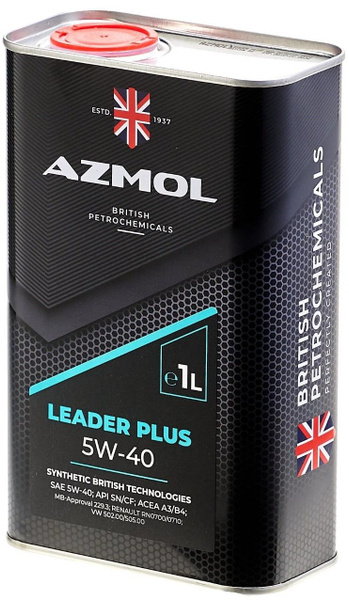 Масло моторное AZMOL 5W-40 Синтетическое - купить в интернет-магазине ...