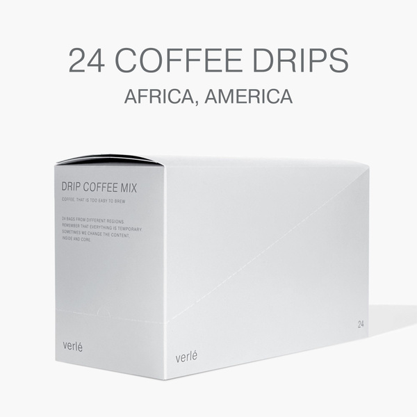 Кофе молотый в дрип-пакетах Verle DRIP BOX BIG 24шт. * 11г. - купить с ...