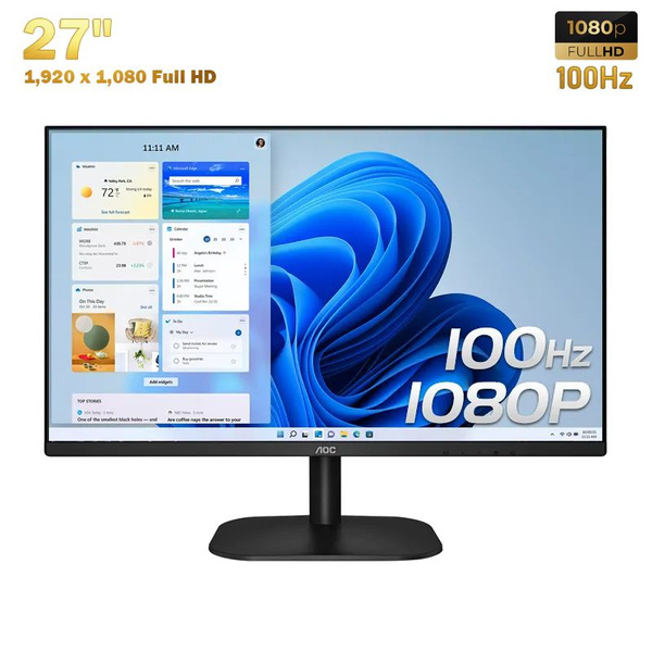 Монитор AOC AOC-27B2HM2 27" - купить по выгодной цене в интернет ...