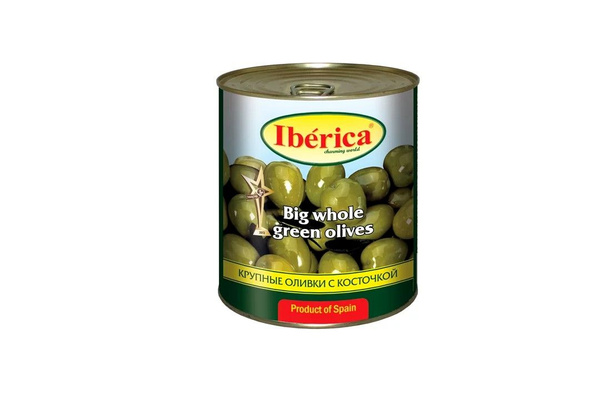 Оливки, Супергигант гигант IBERICA с/к,820гр купить на OZON по низкой ...