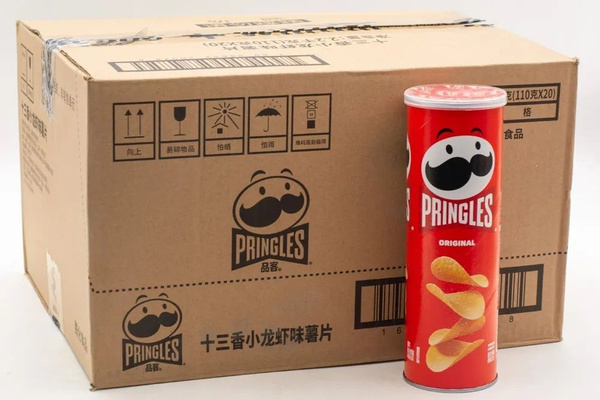 Чипсы картофельные Pringles Original / Принглс Оригинальный вкус, 20 шт ...
