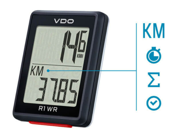 Велокомпьютер VDO R1 WR - купить с доставкой по выгодным ценам в интернет-магазине OZON (1339758363)
