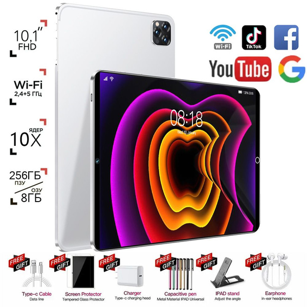 Купить планшет Планшет 10.1", 256 GB по низкой цене: отзывы, фото ...