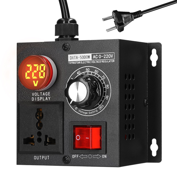 Регулятор-контроллер 5000 Вт, однофазный регулятор переменного тока 220 ...