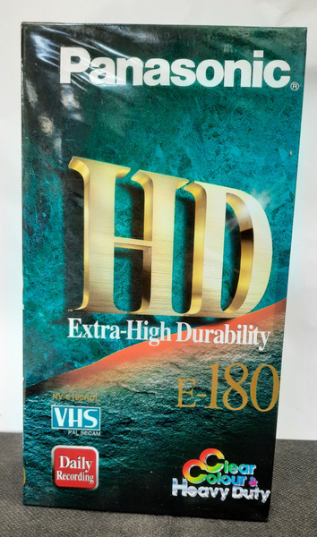 Видеокассета VHS Panasonic, E-180, Extra-High Durability, NV-E180HDL. - купить с доставкой по ...