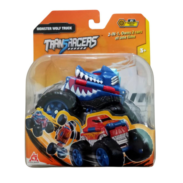 Transracers.Машинка трансформер (Монстр Волк Грузовик) - купить с ...