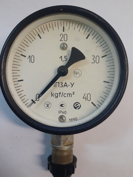 Манометр МП3А-У 40 кгс/см2 - М20 (NH3) - МАНОТОМЬ - купить по выгодной ...