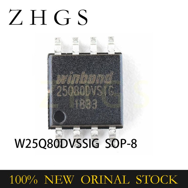 10 PCS W25Q80DVSSIG WINBOND 8Mbit SPI SOIC-8-208mil Чип для хранения ROHS купить на OZON по ...